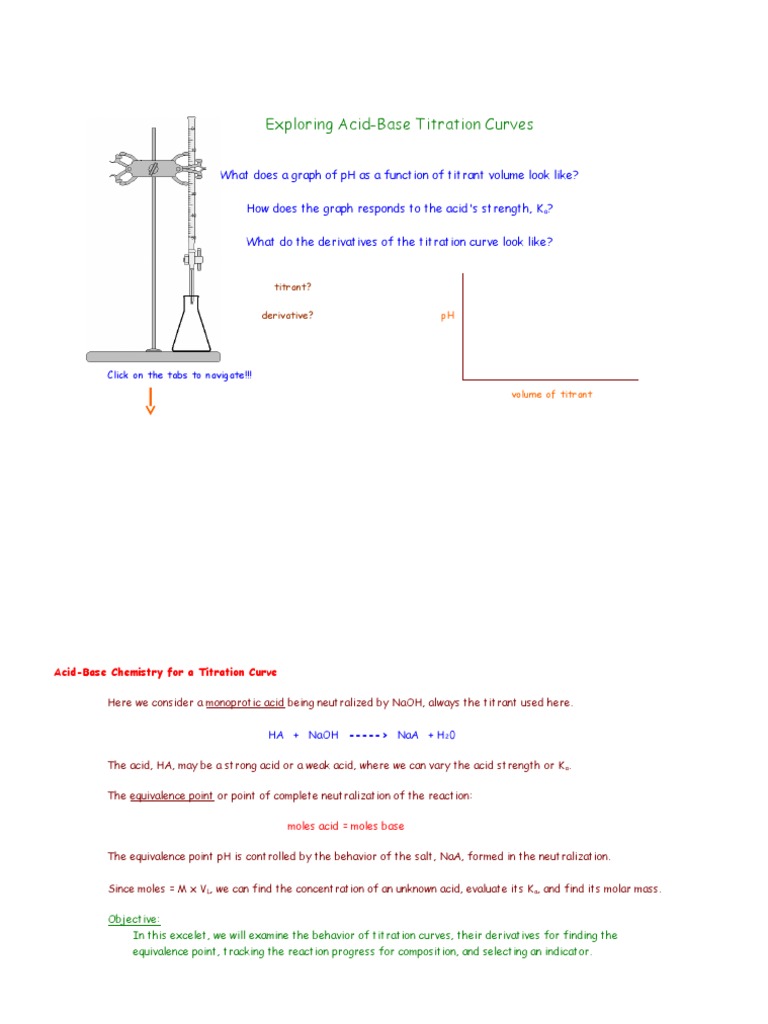 Titration Curve Comparison | PDF | Chemistry | Titration