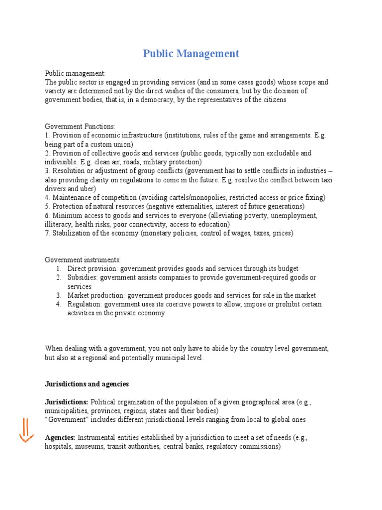 Public Management | PDF | Public–Private Partnership | Governance