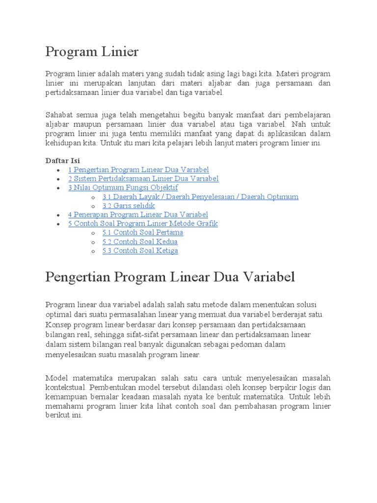 OPTIMAL SOLUTIONS TO LINEAR PROGRAMMING PROBLEMS | PDF