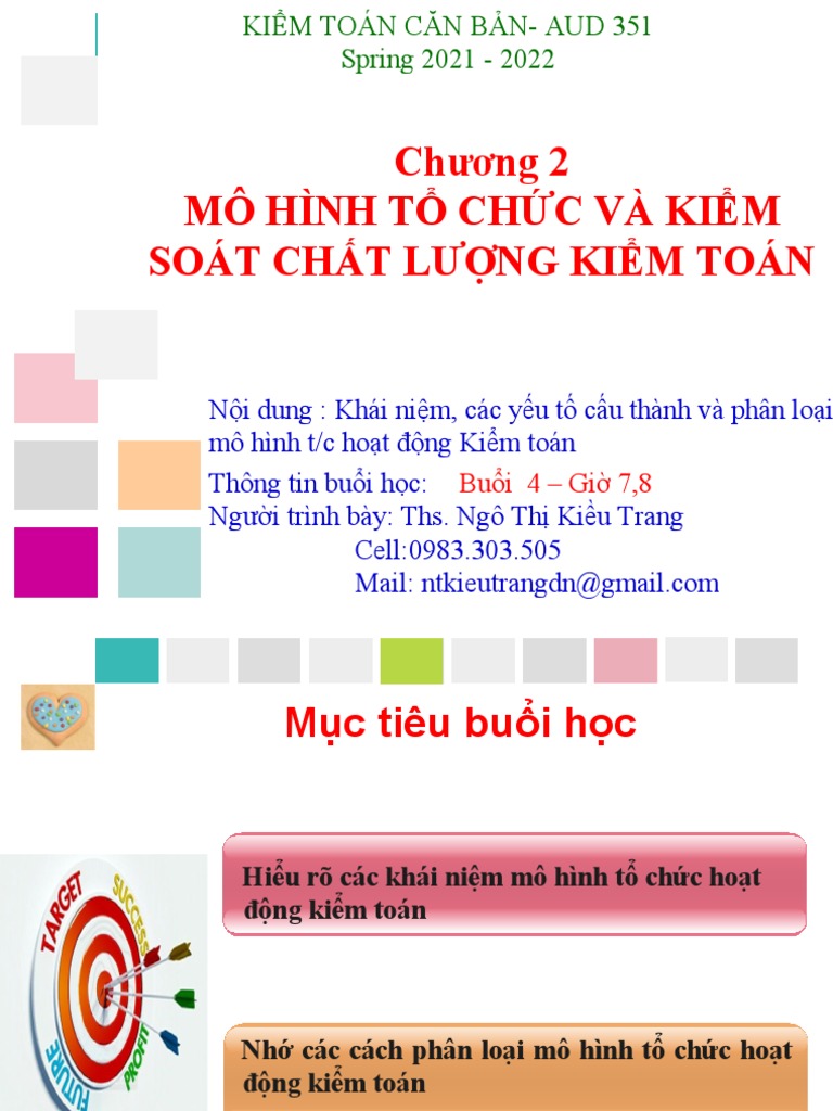 AUD 351 - Kiem Toan Can Ban - 2021F - Lecture Slides - 4 | PDF