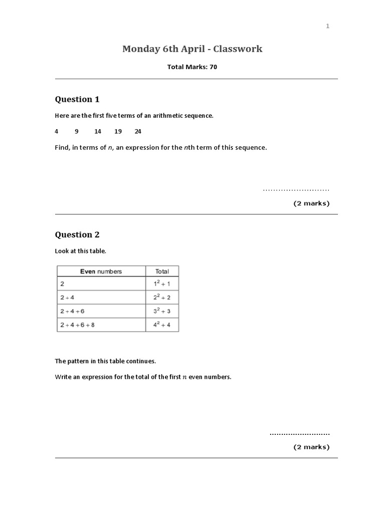 Math Exam Style Paper | PDF | Sun | Mathematics
