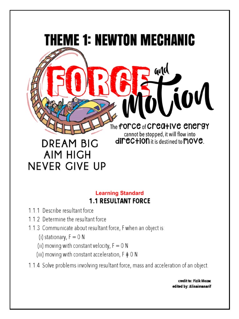 1.1 Resultant Force 2021 | PDF | Force | Weight