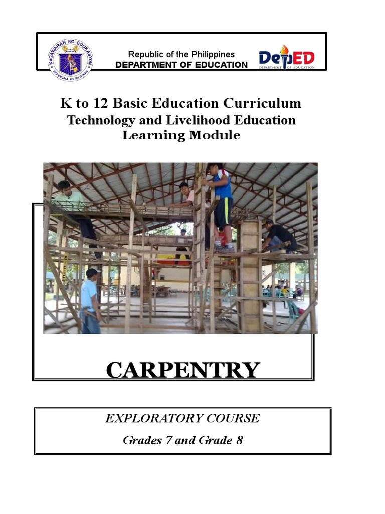 Carpentry Lesson | PDF | Carpentry | Drill