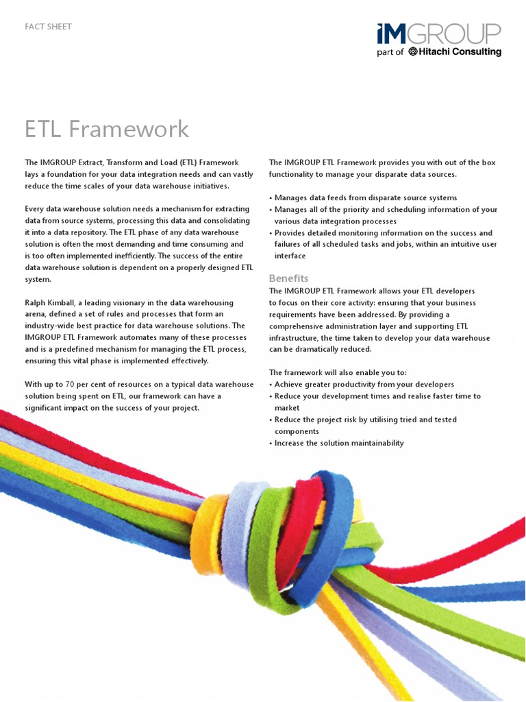 ETL Framework: Fact Sheet | PDF | Data Warehouse | Business
