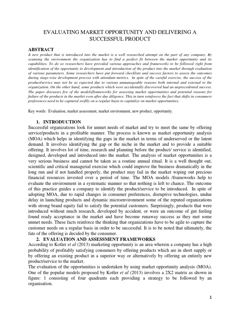 Case Study 2 | PDF | Market Analysis | Market (Economics)