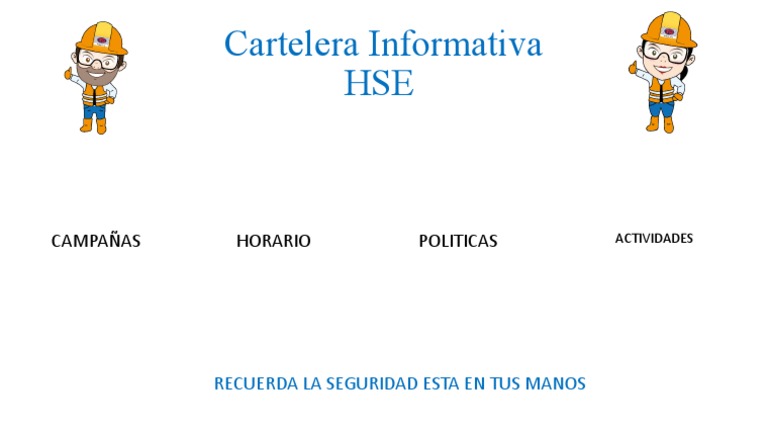 Cartelera Informativa HSE | PDF