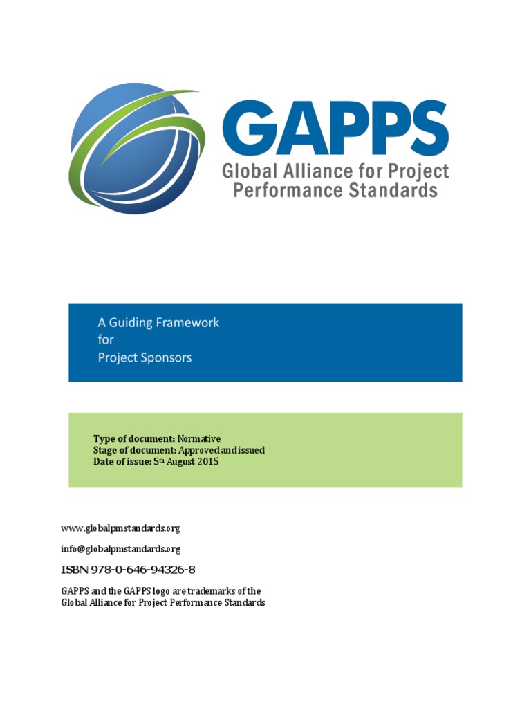 GAPPS Sponsor Framework V1 | PDF | Governance | Corporate Social ...
