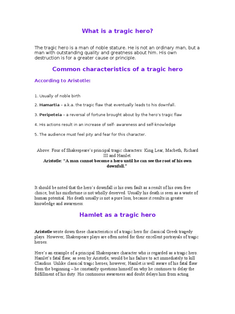 Tragic Hero 1 | PDF | General Fiction