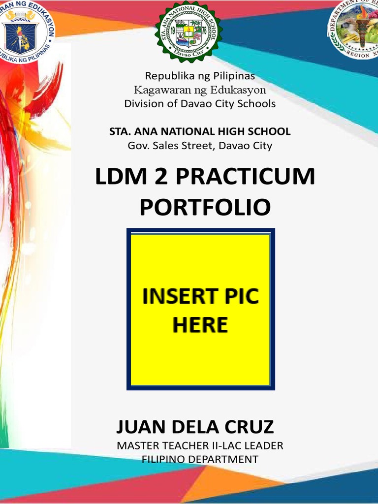 LDM 2 Practicum Portfolio: Juan Dela Cruz | PDF | Mentorship | Lesson Plan