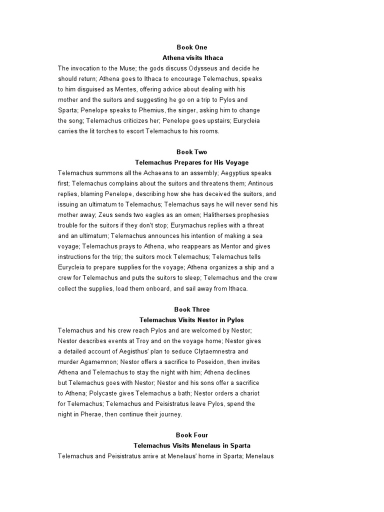 Telemachus' Journey: Odysseus' Son Visits Nestor and Menelaus to Learn ...