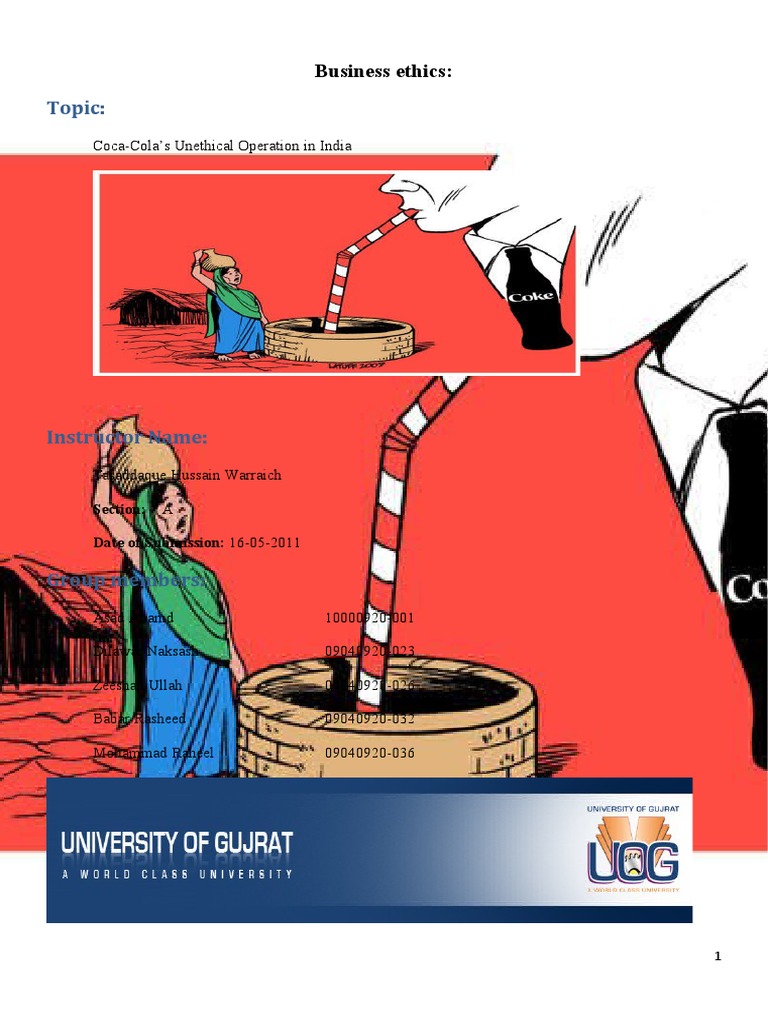 Business Ethics | Download Free PDF | The Coca Cola Company | Coca Cola