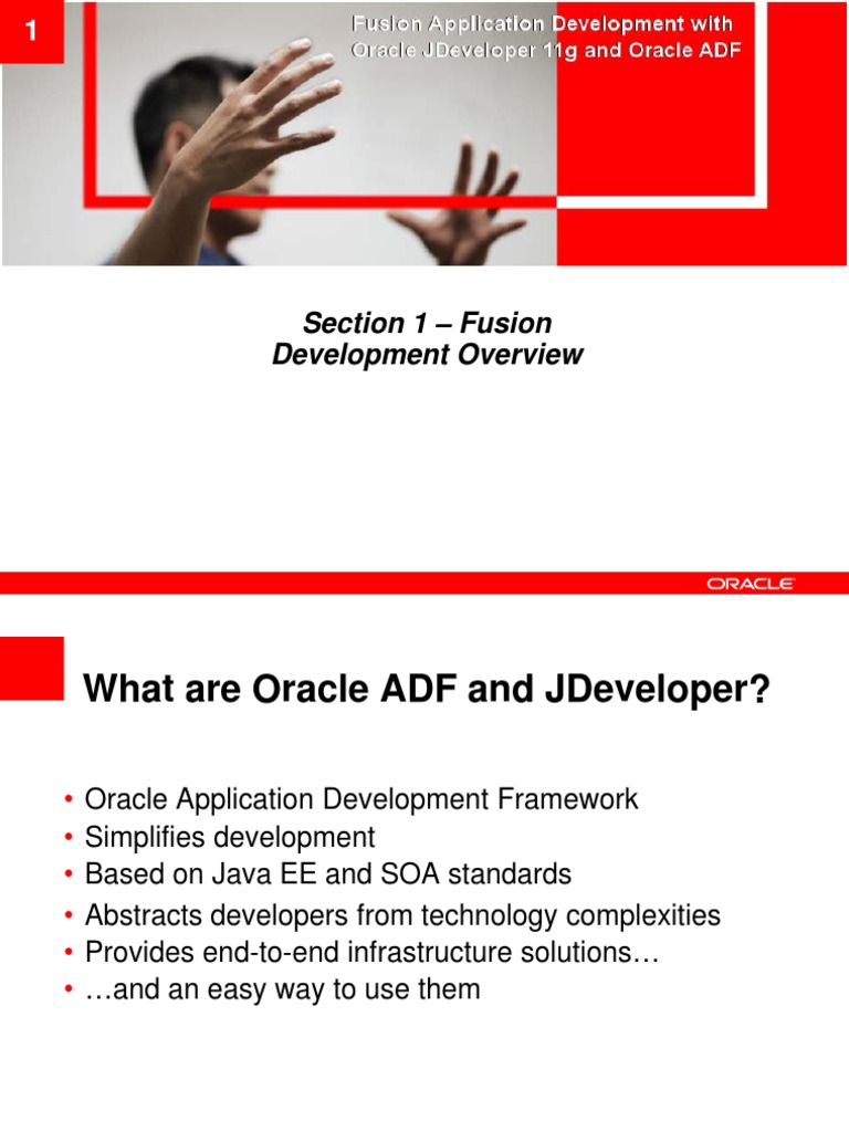 Oracle ADF & JDeveloper 11g Overview | PDF | Java Server Faces | Service Oriented Architecture