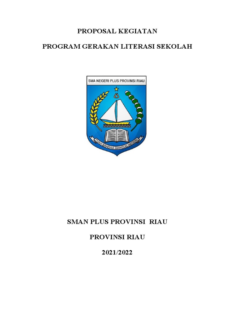 Proposal Kegiatan Literasi | PDF