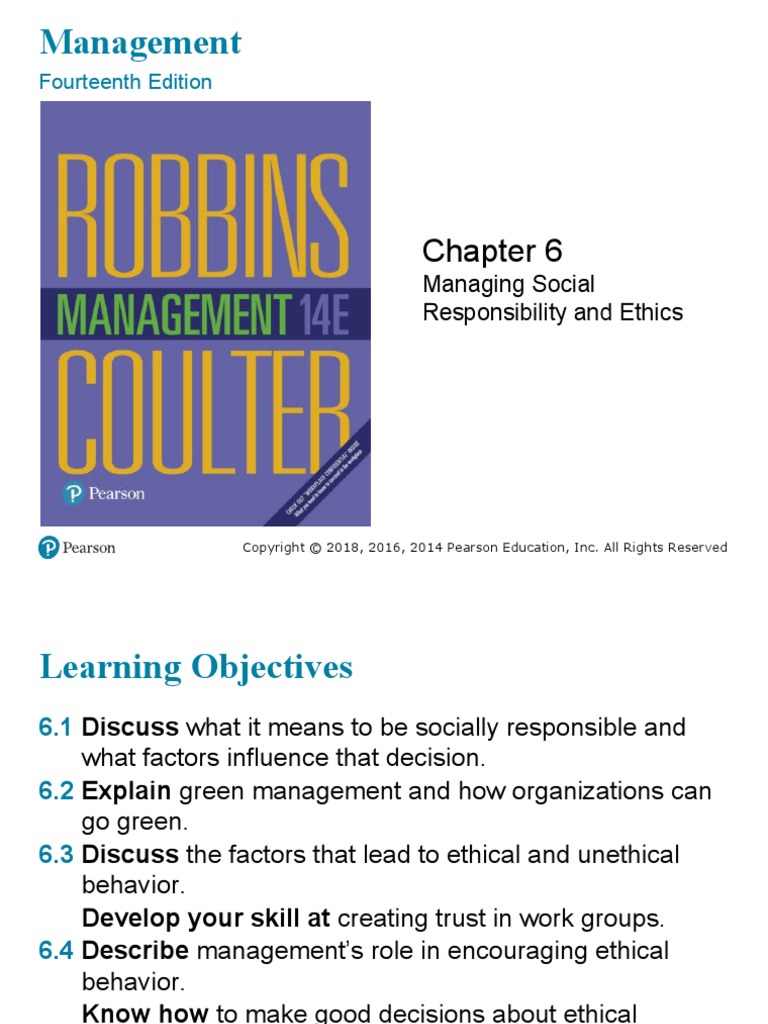 Chapter 6 Management | PDF | Leadership | Behavior