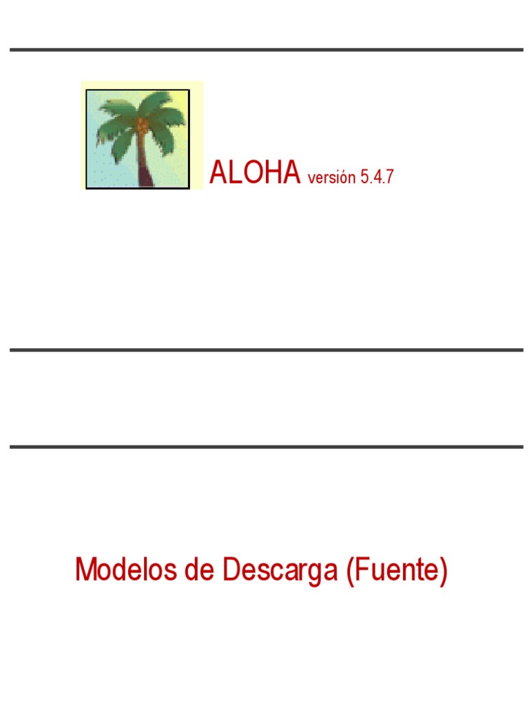 Curso Aloha - Modelos de Descarga | PDF | Presión | Evaporación