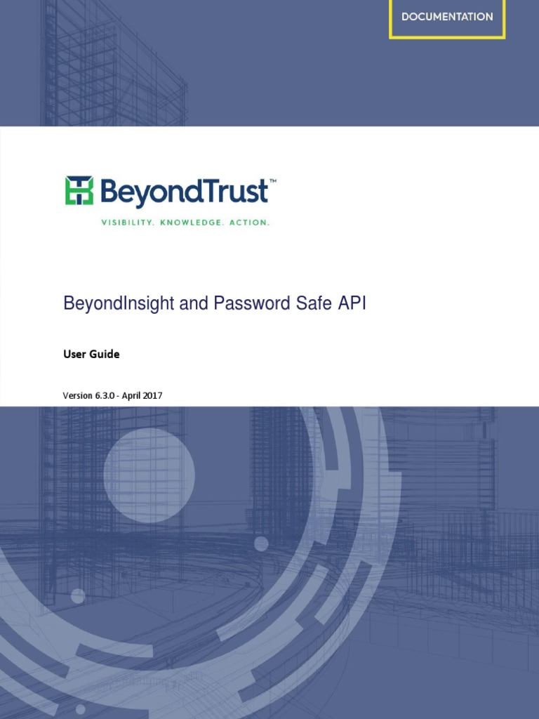 BeyondInsight and Password Safe API Guide | PDF | Representational State Transfer | Hypertext ...