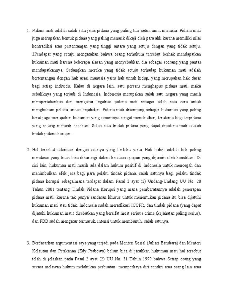Pidana Mati | PDF