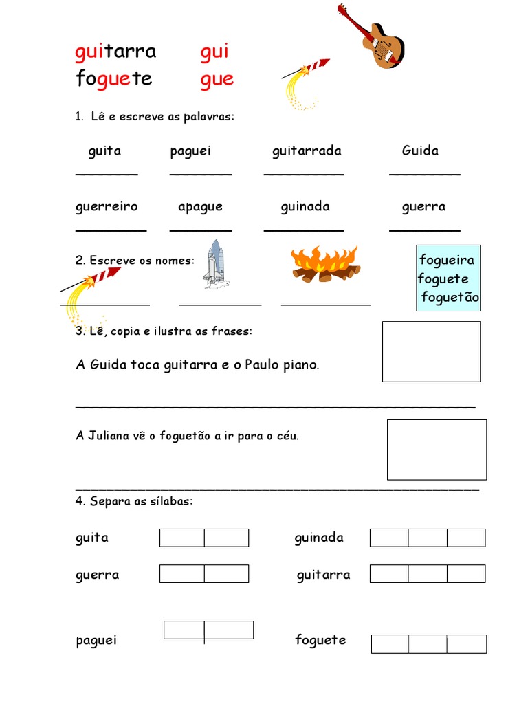 Ficha Gue, Gui | PDF