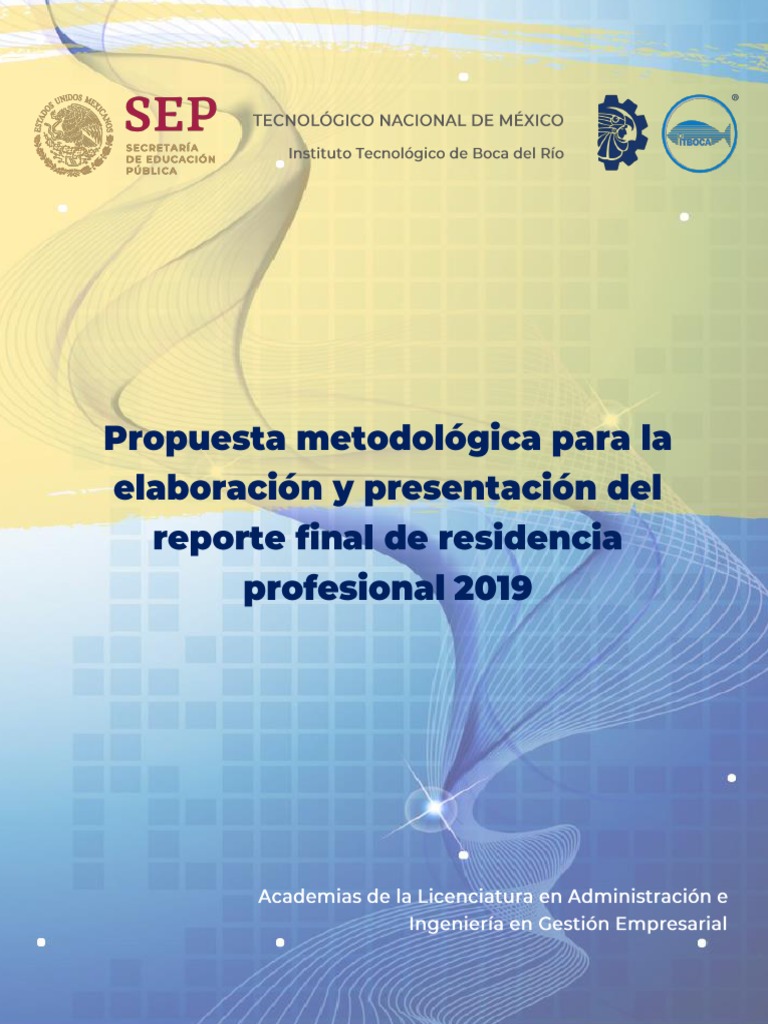 Propuesta Manual de Residencia Profesional Corregido | PDF | Bibliografía | Teoría