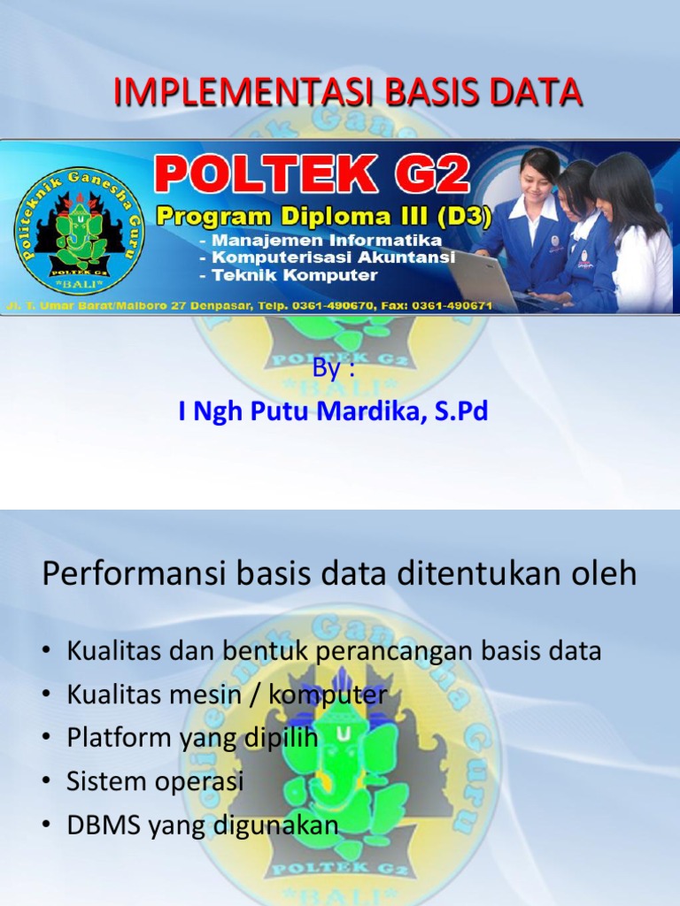 Implementasi Basis Data | PDF