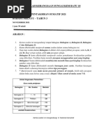 BM Exam Paper Tahun 3 2023 | PDF