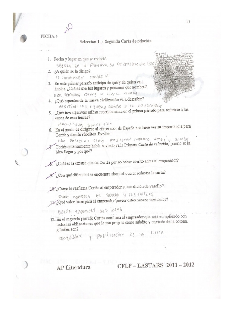 Segunda Carta de Relacion | PDF