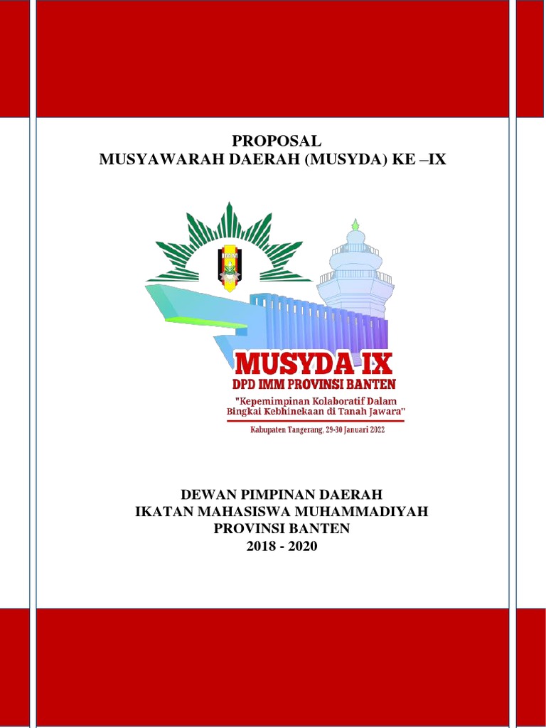 Proposal Musyda Prov - Banten 2022 | PDF