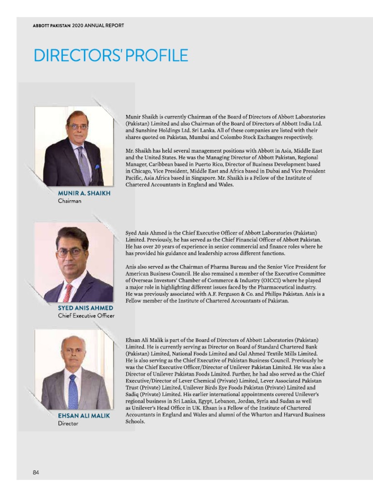 Profile of New Directors | PDF