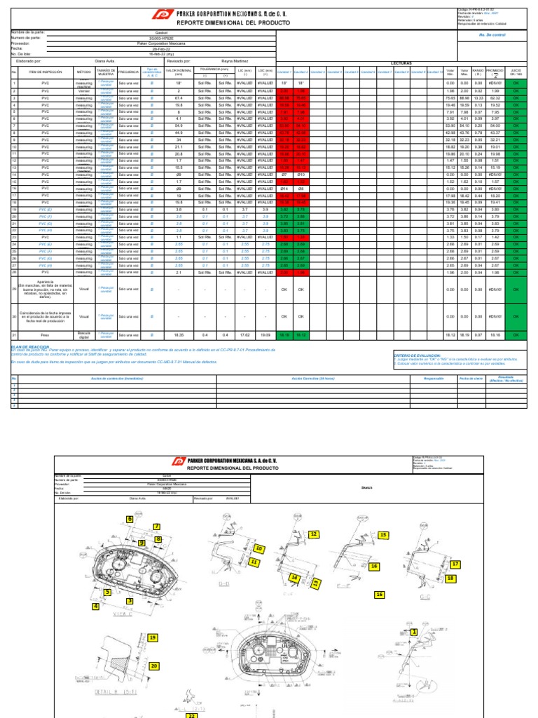 1.-3G003-H762E Reporte Dimensional Del Producto Full Layout | PDF