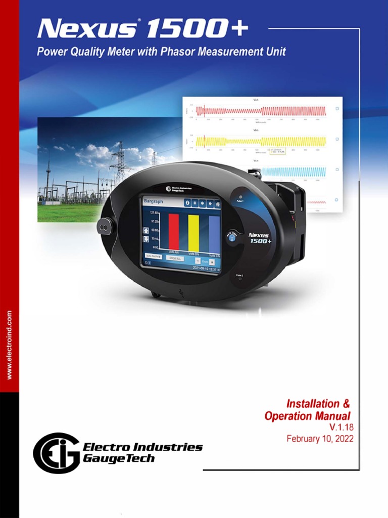 Nexus 1500+ Power Quality Meter User Manual - E154713 | PDF ...