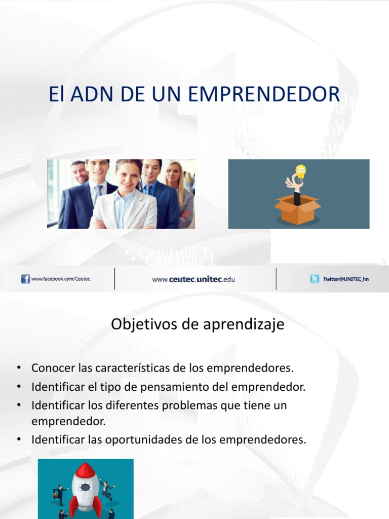 1.el ADN Del Emprendedor | PDF | Iniciativa empresarial | Creatividad