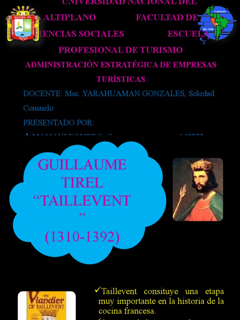 Guillaume Tirel | PDF | Gastronomía | Alimentos