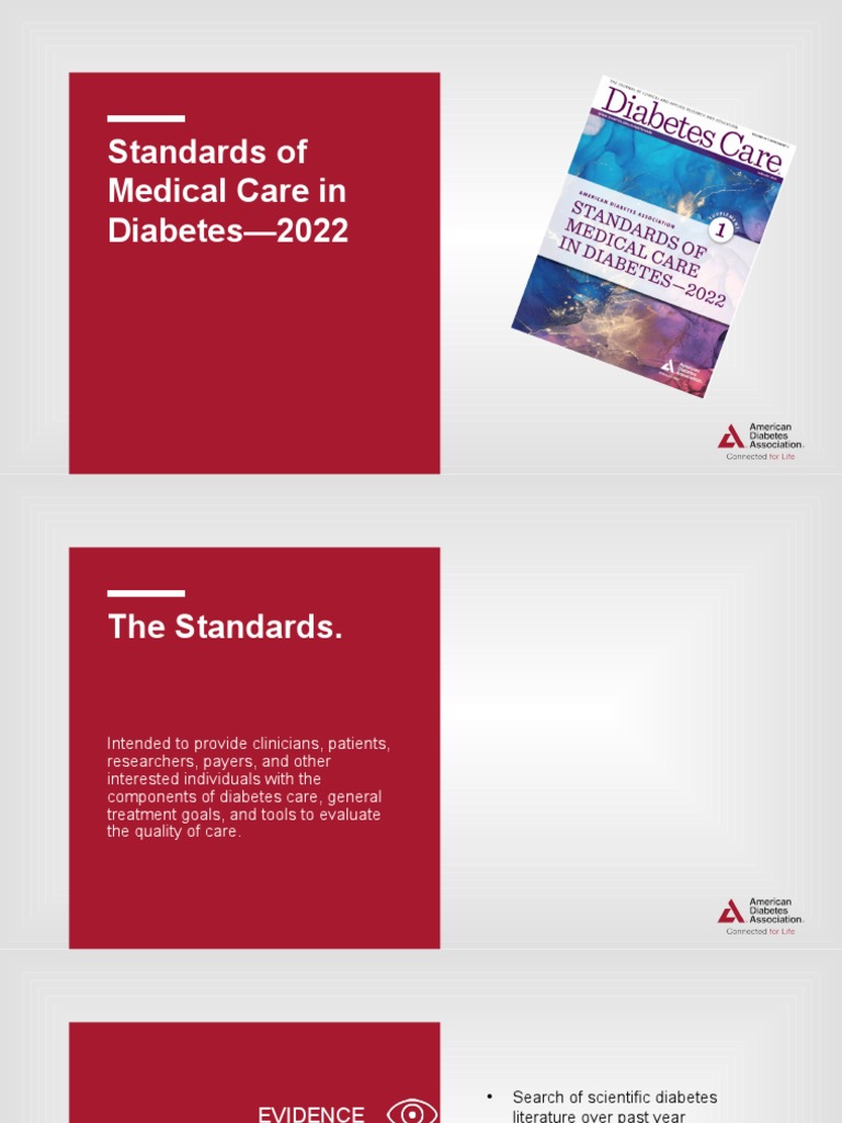 ADA Slide Deck 2022 | PDF | Prediabetes | Diabetes