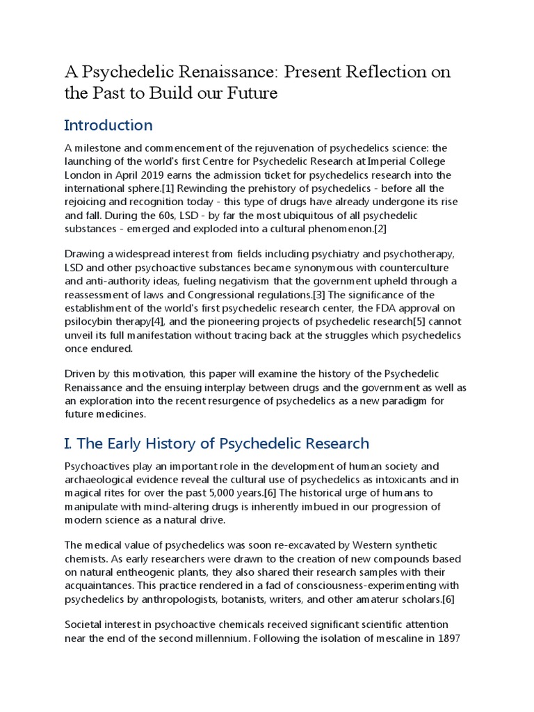 A Psychedelic Renaissance Present Reflection On The Past To Build Our ...