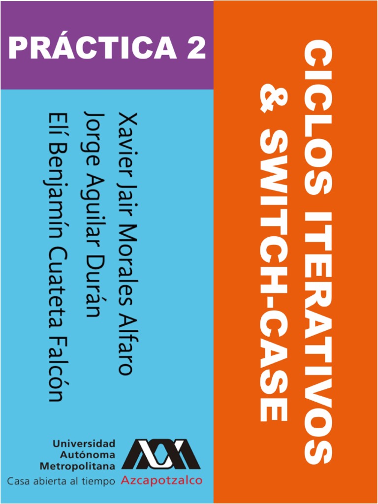 Práctica 2 Ciclos Iterativos & Switch-CaseTarea | PDF | Algoritmos ...