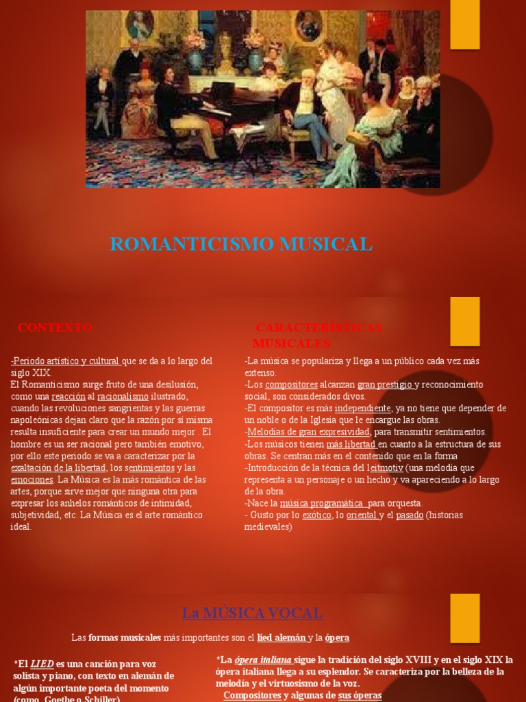 Power Point Romanticismo | PDF | Franz Liszt | Ópera