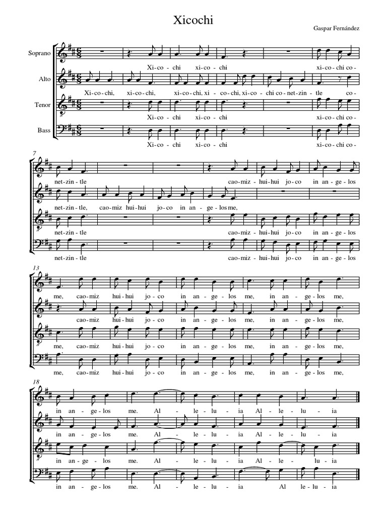 Xicochi | PDF