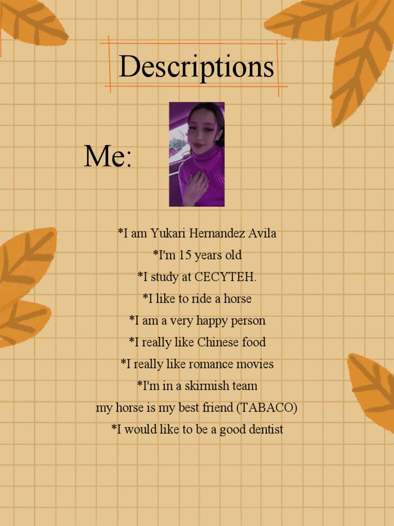 Descriptions PDF