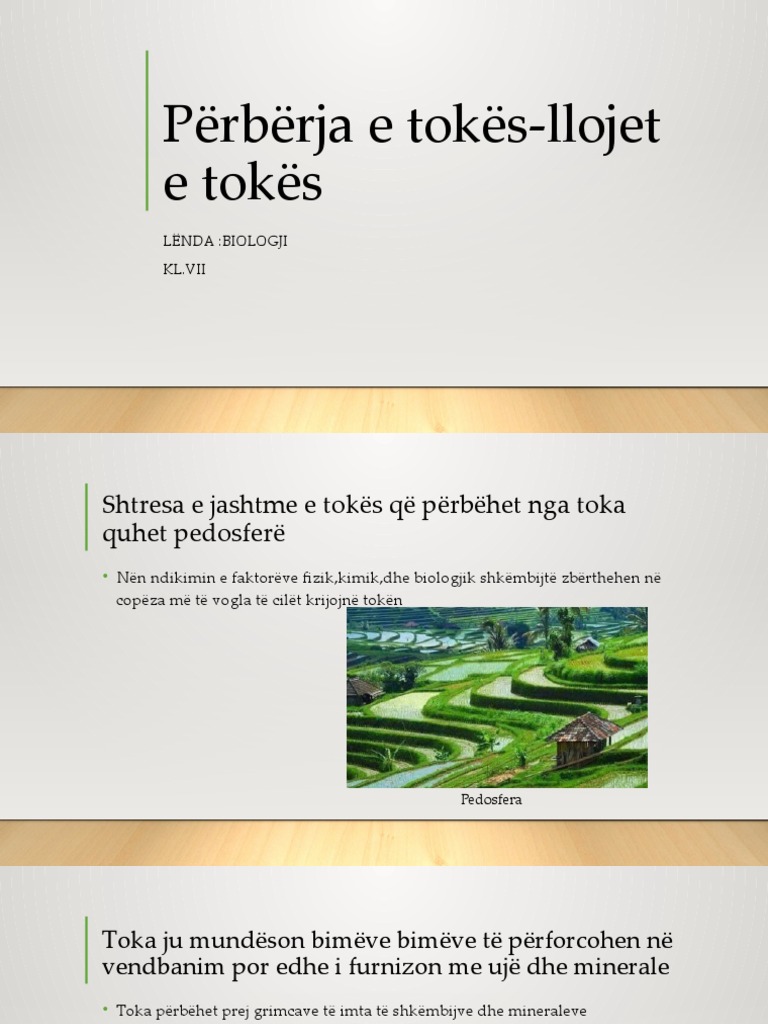 Përbërja e tokës-llojet e tokës | PDF