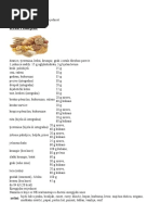 Tablica Kalorija | PDF