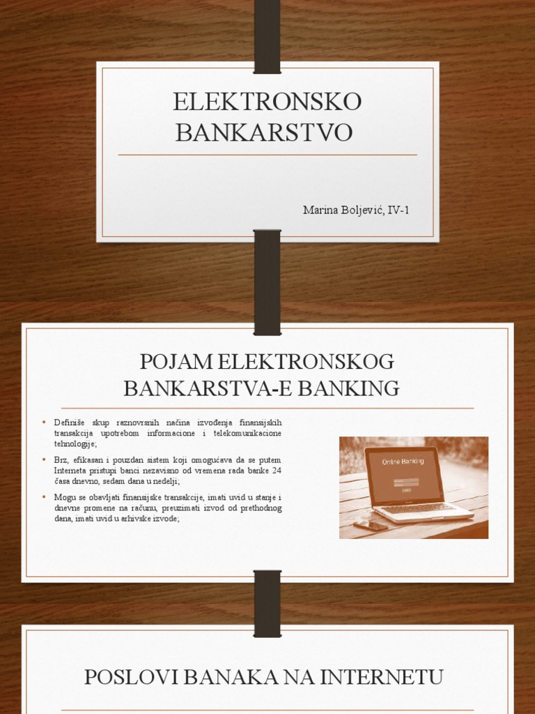 Elektronsko Bankarstvo | PDF
