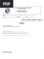 MYP III Math Summative Aassessment IB Criteria B | PDF | Teaching ...