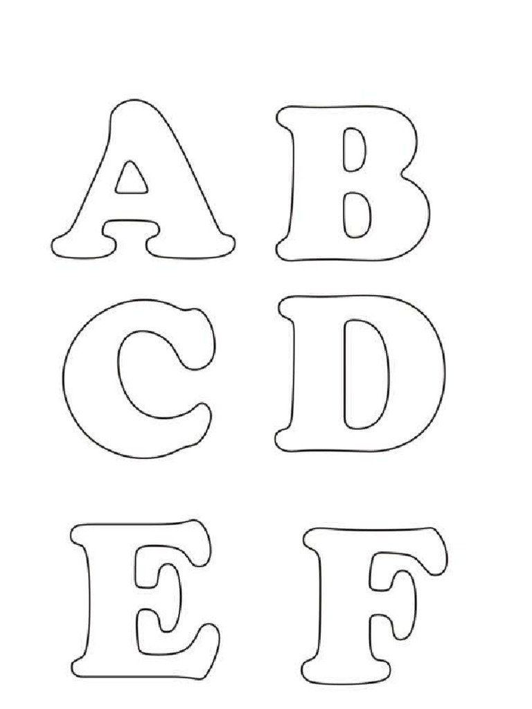 Letras para Imprimir | PDF