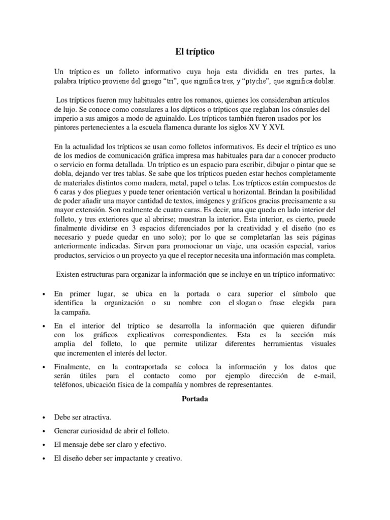 El tríptico: una guía completa sobre su historia, estructura y diseño ...