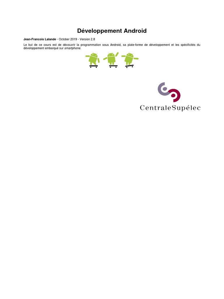 Cours Android | PDF