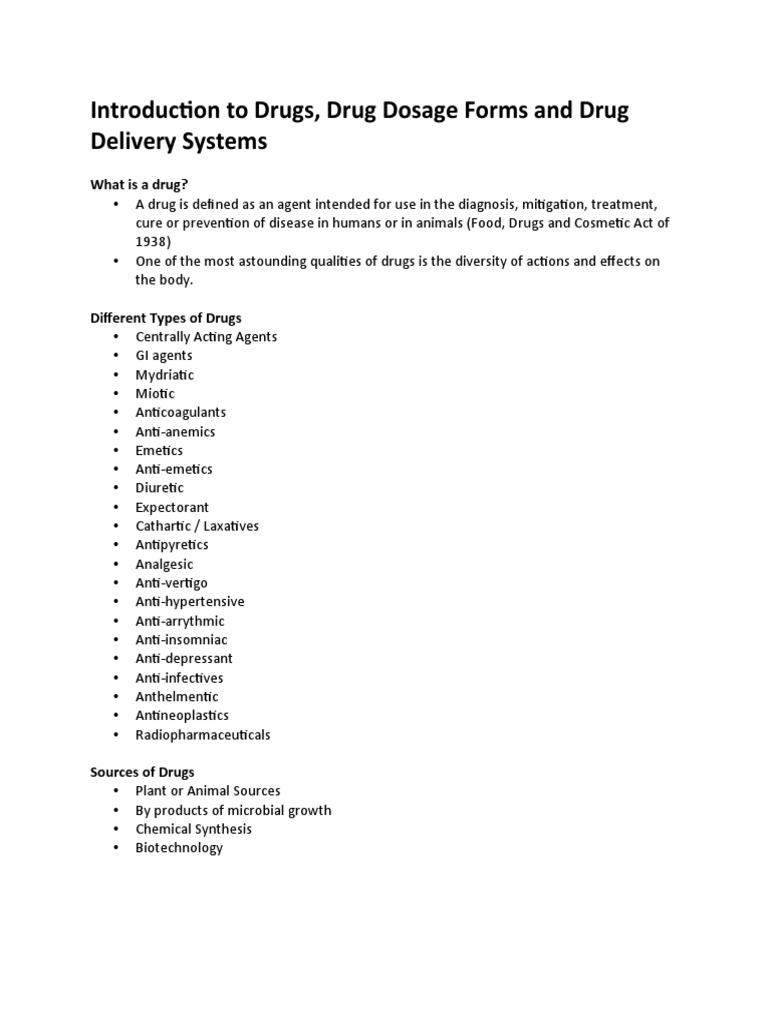 Introduction To Pharmaceutics | PDF | Pharmacy | Drugs
