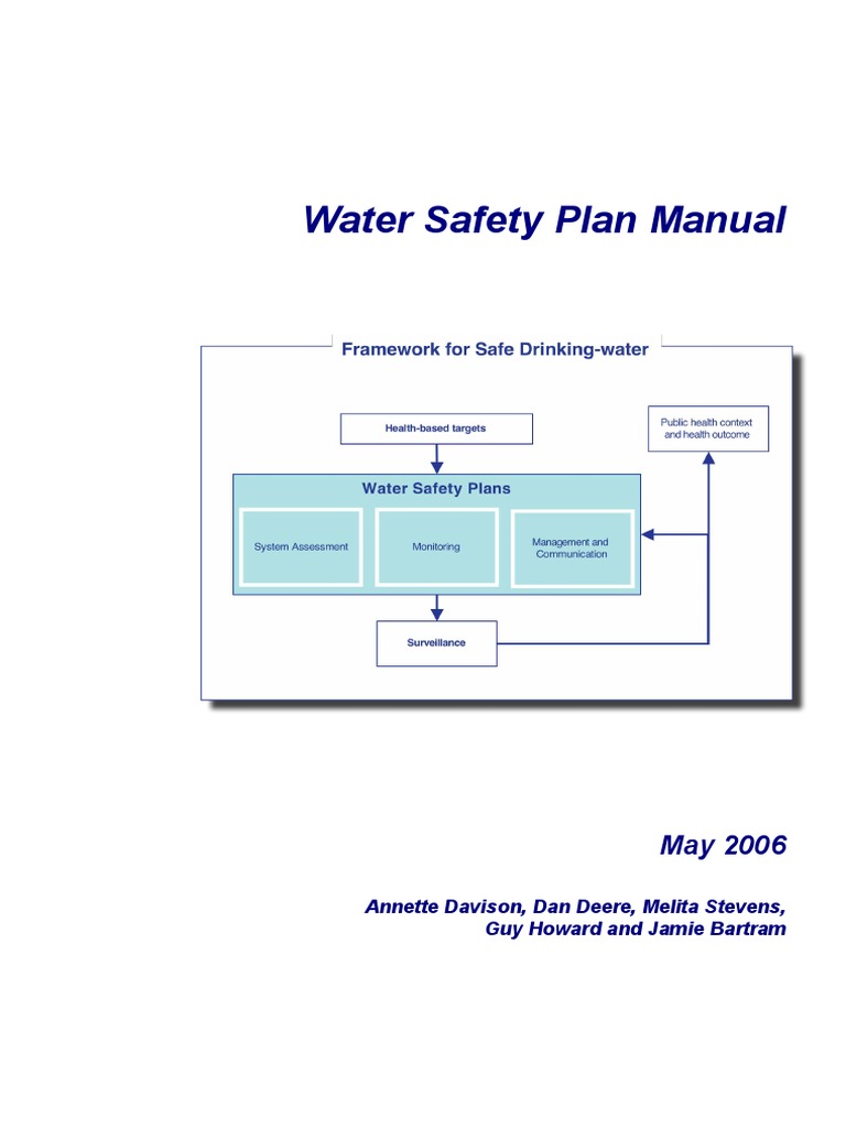 Water Safety Plan Manual: Annette Davison, Dan Deere, Melita Stevens ...