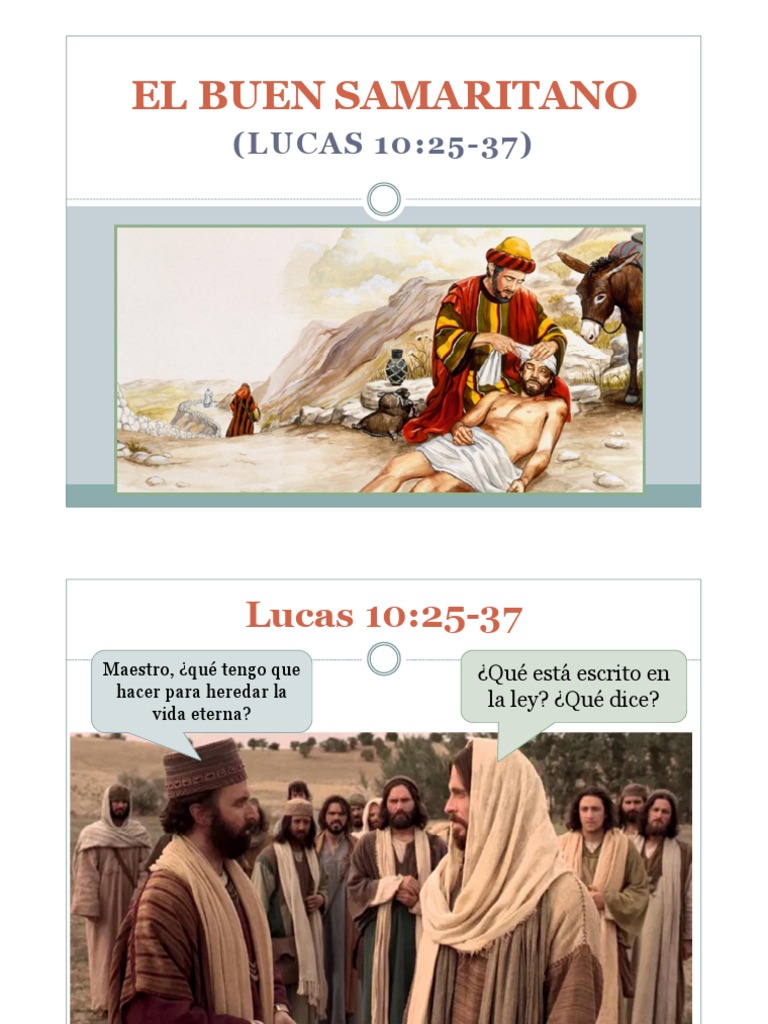 La Parábola del Buen Samaritano | PDF | Creencia y doctrina cristiana ...