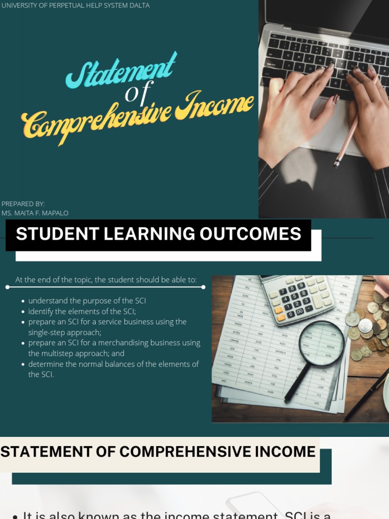 Single-Step Statement of Comprehensive Income | PDF | Expense | Income ...
