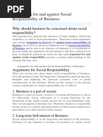 Corporate Social Responsibility Notes Module 1 | PDF | Corporate Social ...